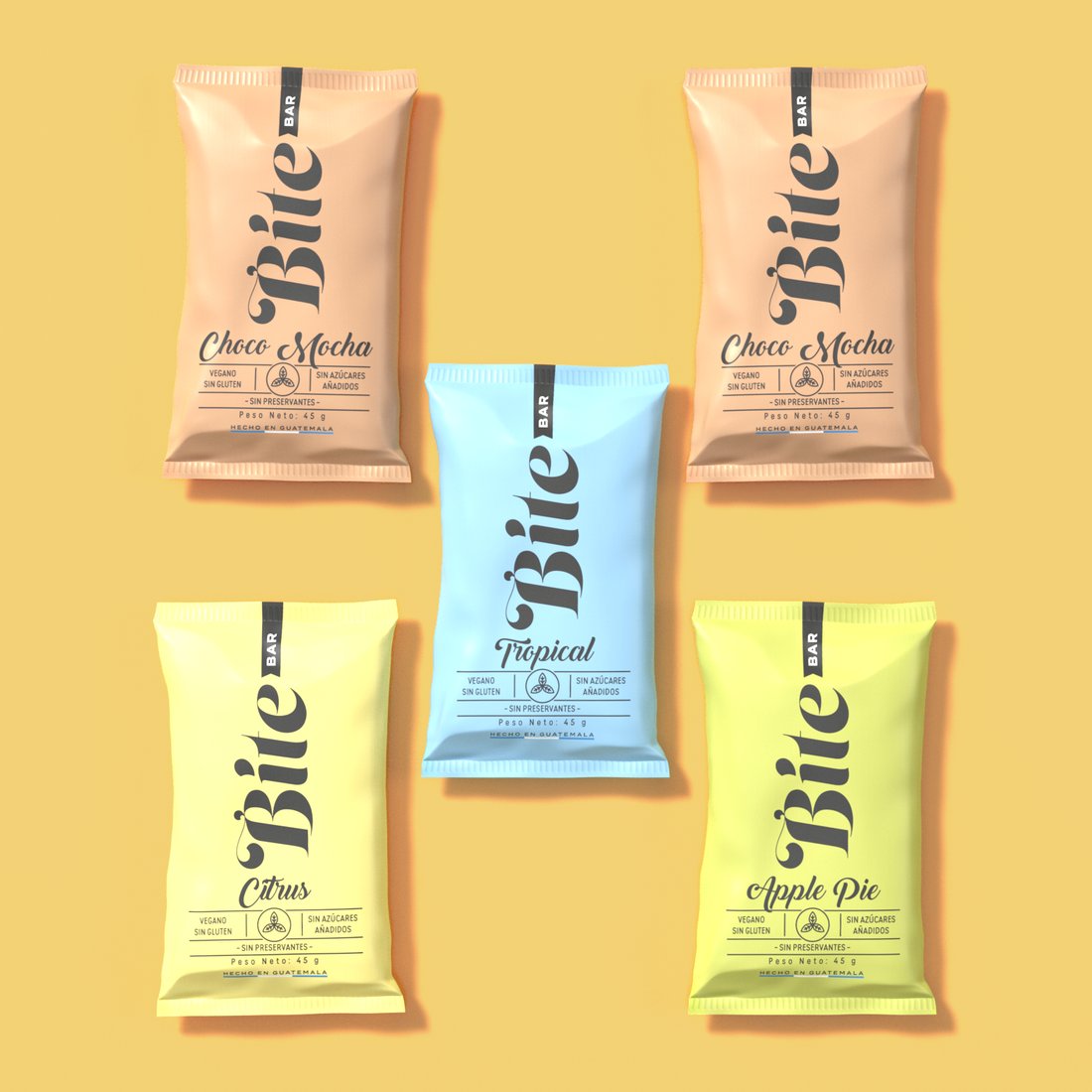 Caja de 24 Barras Snack – Bite Guatemala